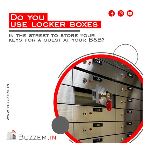 Not Safe Locker Boxes For Storing Keys Guesthouse Must Have