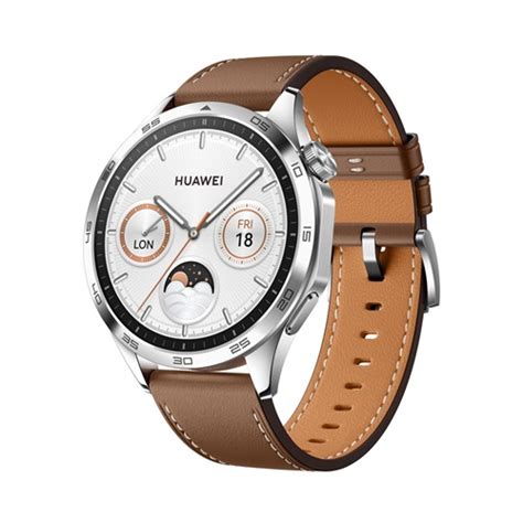 Pametna Ura Huawei Watch Gt4 46mm Phoinix B19l Rjav Usnjen Pas Enaa