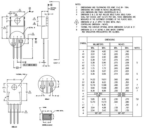Irfb3607 Mosfet Circuit Pinout And Datasheet
