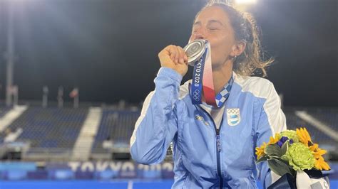 Field Hockey Player Sofia Maccari Receives New Olympic Silver Medal After Original Was Stolen