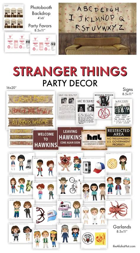 Stranger Things Printables Free Free Printable A Z