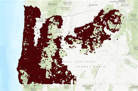 Odf Historic Fires Oregon 123105 Data Basin