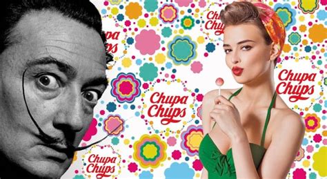 Salvador Dalí Und Das Logo Von Chupa Chups
