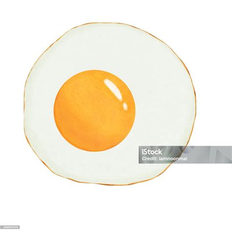 건강한 식생활과 음식 개념을 위해 흰 배경에 분리된 달걀 후라이 그림 건강한 생활방식에 대한 스톡 벡터 아트 및 기타 이미지 건강한 생활방식 건강한 식생활 계란