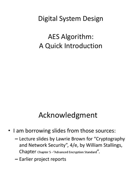 Aes Algorithm Pdf Cipher Cryptography