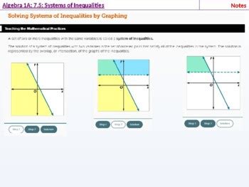 Alg Mod Systems Of Eqs And Ineq Systems Of Inequalities