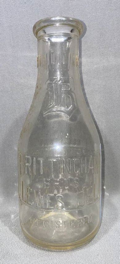 Brittingham Bros Lewes Delaware Milk Bottle Auction