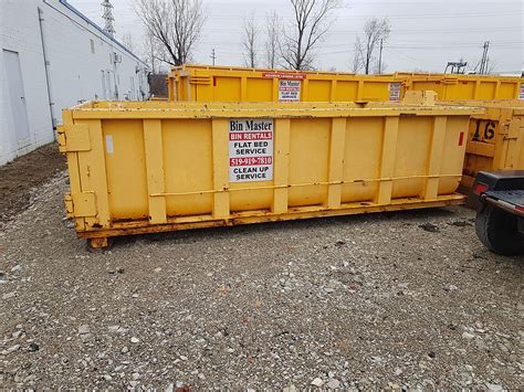 Bin Master Bin Sizes