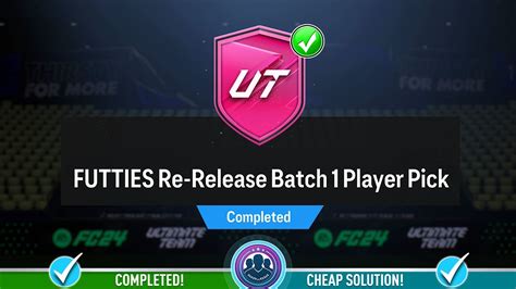 Futties Re Release Batch 1 Player Pick Opened Cheap Solution And Sbc