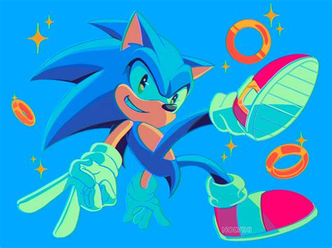 30771 Safe Artistnolviniart Sonic The Hedgehog Blushing Looking At Viewer Ring Simple
