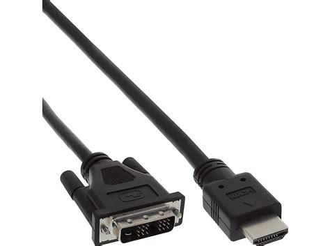 INLINE InLine® HDMI-DVI Adapterkabel, HDMI Stecker auf DVI 18+1 Stecker ...