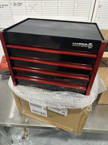 Matco Mini Collector Tool Box Black With Red Trim 12”x 10”x8” Storage