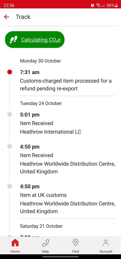anyone else had this message r royalmail