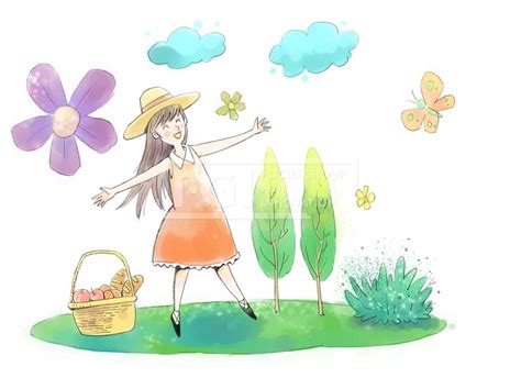 여성생활 Cooltree 일러스트 여자 뷰티 페인터 회화 일러스트 핸드드로잉 드로잉 이미지 삽화 수채화 캐릭터 사람 동작 행동 감정 표정