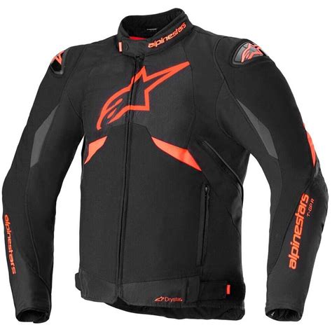 Alpinestars T Gp R V3 Drystar Motorcycle Jacket Fluo White Red Black