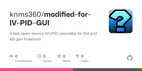 Github Knms360modified For Iv Pid Gui A Fast Open Source Iv⇆pid