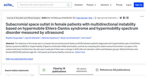Subacromial Space Outlet In Female Patients With Multidirectional