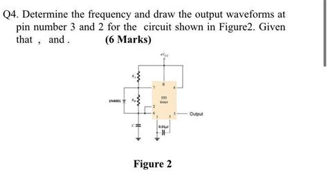 Solved Q4 Determine The Frequency And Draw The Output Waveforms At