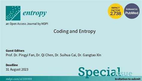 entropy mdpi on linkedin specialissue informationtheory entropy