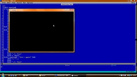 Trying Out Basic Math Functions In Qbaisc Youtube