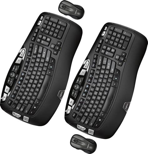 Logitech Mk550 Comfort Wave Wireless Keyboard And Mouse Combo Travel Home Office