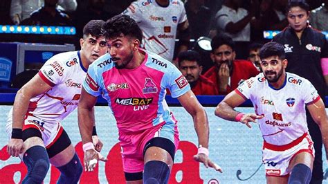 Pkl 11 Arjun Deshwal Touches 4 Digit Landmark In Jaipur Pink Panthers Hard Fought Win