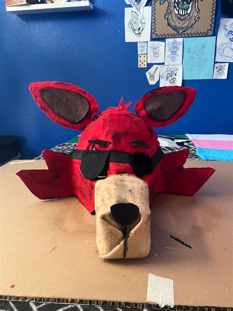 Fnaf Foxy Homemade Cosplay Lightweight Etsy