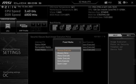 MSI Desactivou Secure Boot Na BIOS Das Motherboards Por Engano