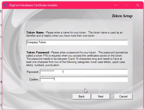 digicert code signing etoken setup knowledge base