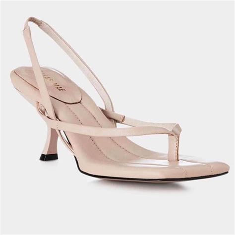 Alias Mae Jem Heels In Nude Colour Sandal Thong Depop