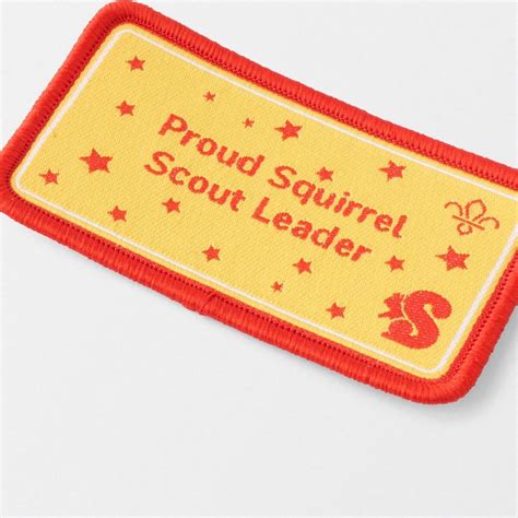 Scouts Blanket Badge Proud Squirrel Scout Leader