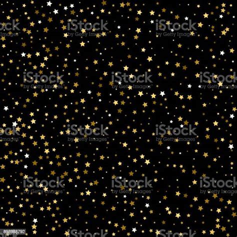 골드 별입니다 축 하 색종이 파티에 대 한 황금 추상 장식 떨어지는 생일 축 하 기념일 또는 이벤트 축제 축제 장식입니다 벡터 일러스트 레이 션 금속에 대한 스톡 벡터 아트