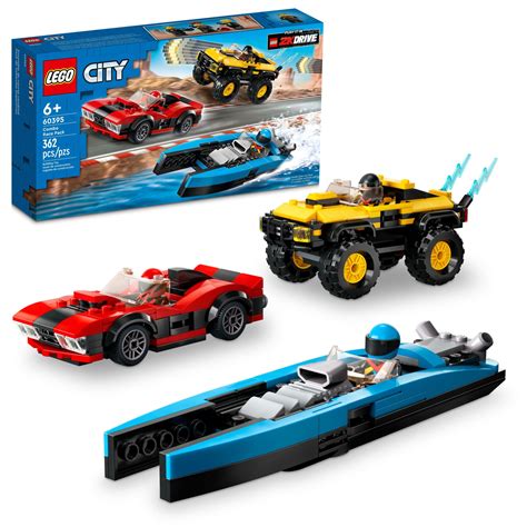 Lego City Combo Race Pack Toy Car Building Set Includes A Sports Car