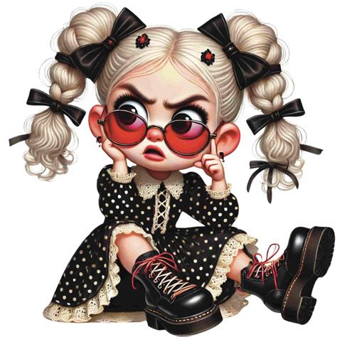 Polka Dot Glam Girl Sitting Pose Eco Solvent Or Sublimation Apparel