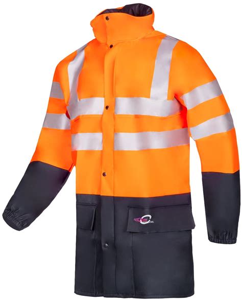 Flexothane Essential Carmaux High Vis Rain Jacket