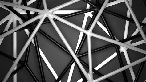 Premium Photo Abstract Geometric Grid Lines Pattern Reflection Scifi