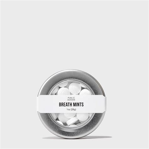 Sugar Free Breath Mints Natural Mints Public Goods