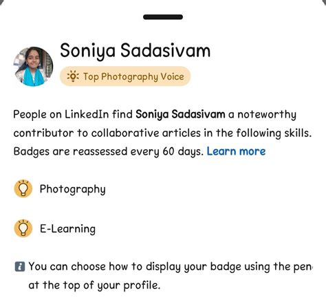 Soniya Sadasivam On Linkedin Elearning Linkedininfluencer