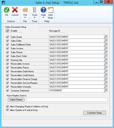 Setting Up Email Functionality In Dynamics GP Stoneridge Software