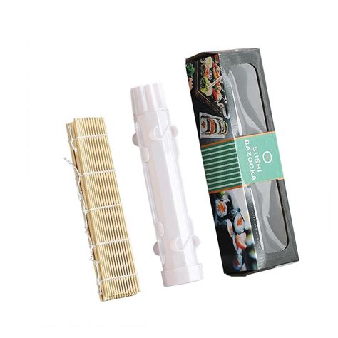 Комплект за приготвяне на суши пластмаса бяло кафяво Emag Bg