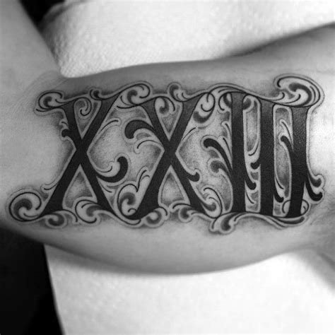 Roman Numeral 13 Tattoo Designs
