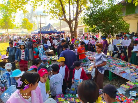 ကလေးစာပေပွဲတော် ကျုံပျော် ပထမနေ့တွင် စာအုပ်၊ စာပေပြပွဲနှင့် စာအုပ