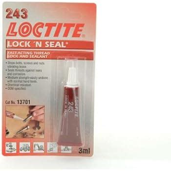 Loctite 243 Lock N Seal Fast Acting Thread Lock And Sealant 3 Ml Amazon Co Uk DIY Tools