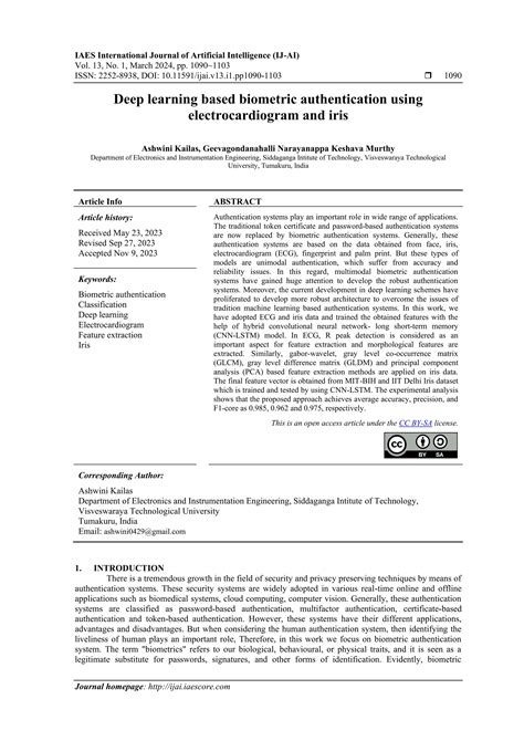 deep learning based biometric authentication using electrocardiogram
