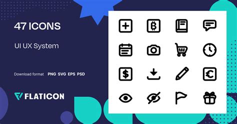 Ui Ux System Icon Pack Black Outline 47 Svg Icons