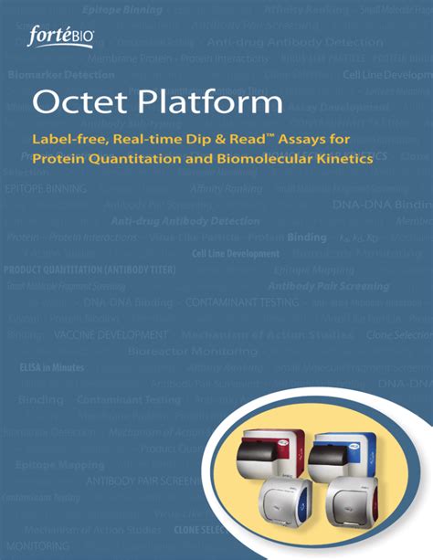 Octet Platform Protein Quantitation And Kinetic Analysis