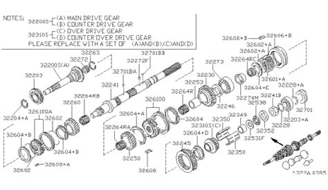 Transmission Gear 2002 Nissan Frontier