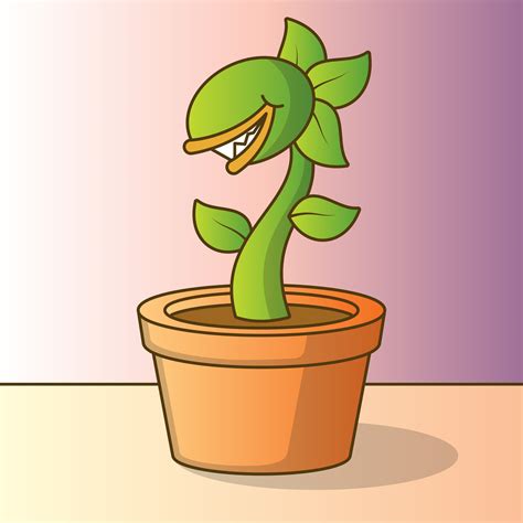 Cute Venus Flytrap Flat Cartoon Illustration 193509 Vector Art At Vecteezy