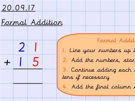 Addition Notebook Teaching Resources
