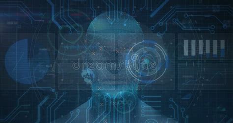 Animation Of Microprocessor Connections And Scope Scanning With Data